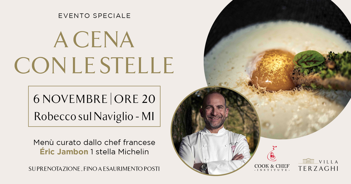 A cena con le stelle (Michelin): sabato 6 novembre Eric Jambon da ...